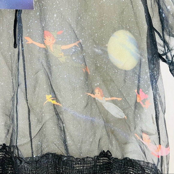 Zara | Tops | Zara Disneys Peter Pan Sheer Tunic | Poshmark